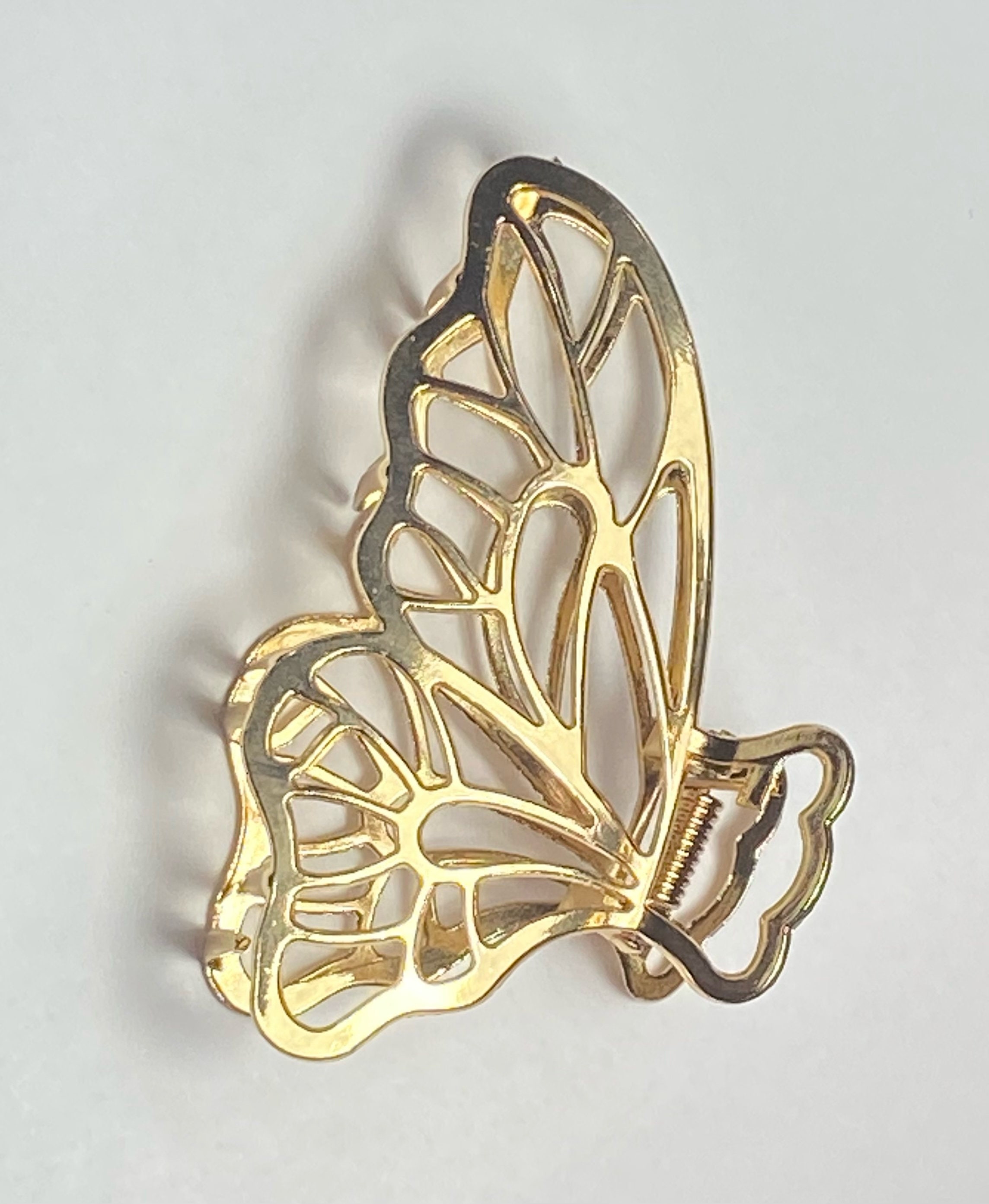 Butterfly Hair Claw Clip Pinterest Claw Clip Gold - Etsy
