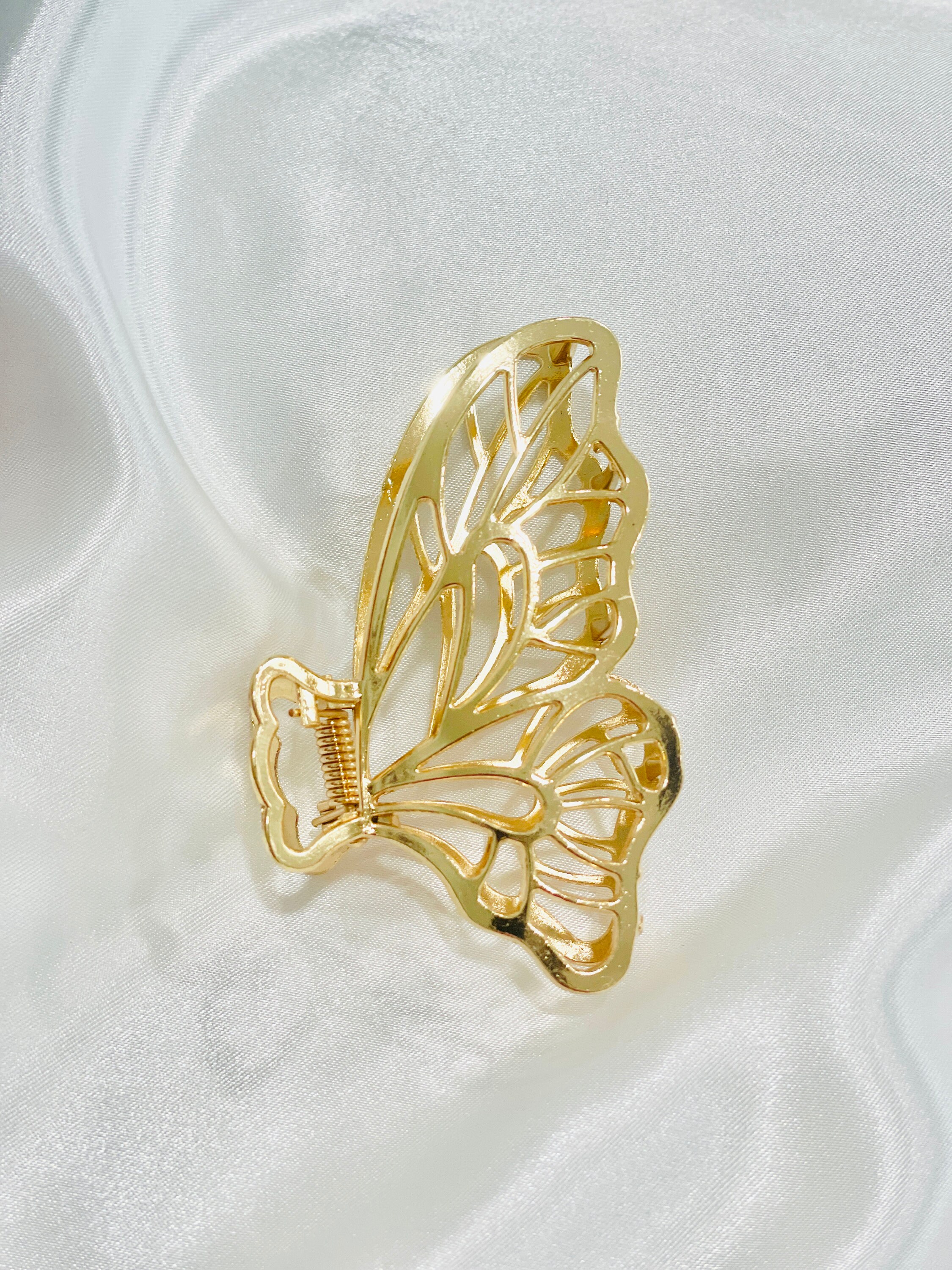 Butterfly Hair Claw Clip Pinterest Claw Clip Gold - Etsy