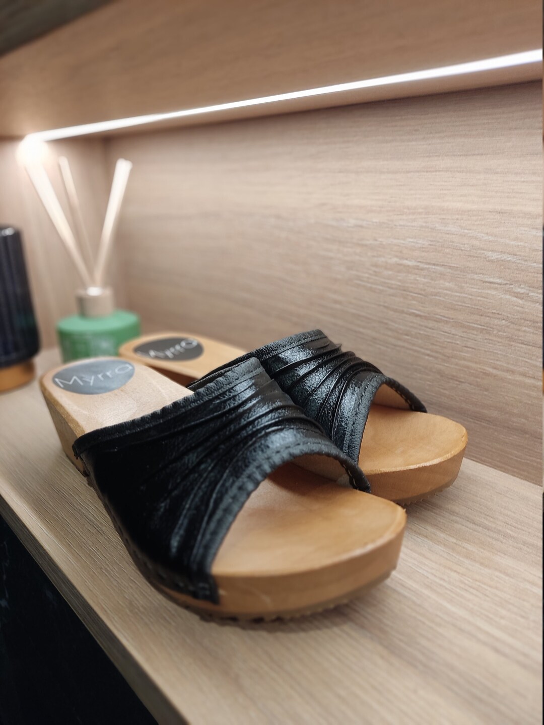 Medical Women's Wooden Clogs on Heels Open Toes Real - Etsy