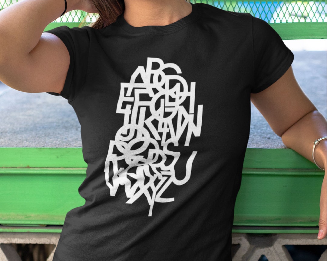 Herb Lubalin Inspired 'workflow' Shirt for Women Typography Graphic Tee ...
