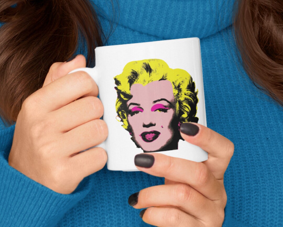 Andy Warhol Inspired Marilyn Monroe Glossy Ceramic Mug – 11 Oz - Etsy