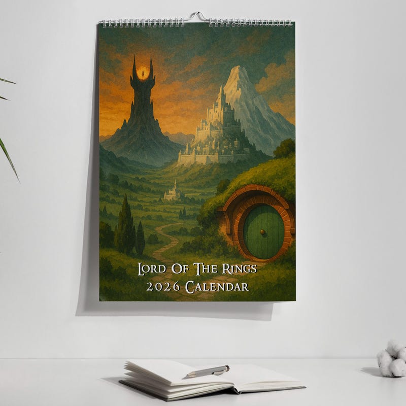 Wall Calendar High Fantasy - Etsy UK