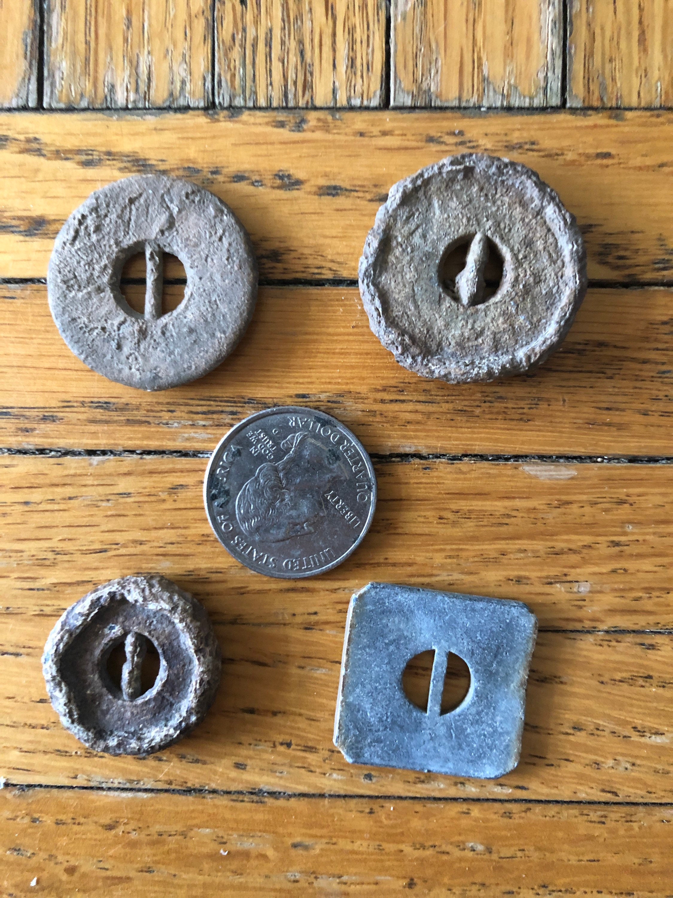 X4 Vintage Lead Curtain Hem Weights - Etsy