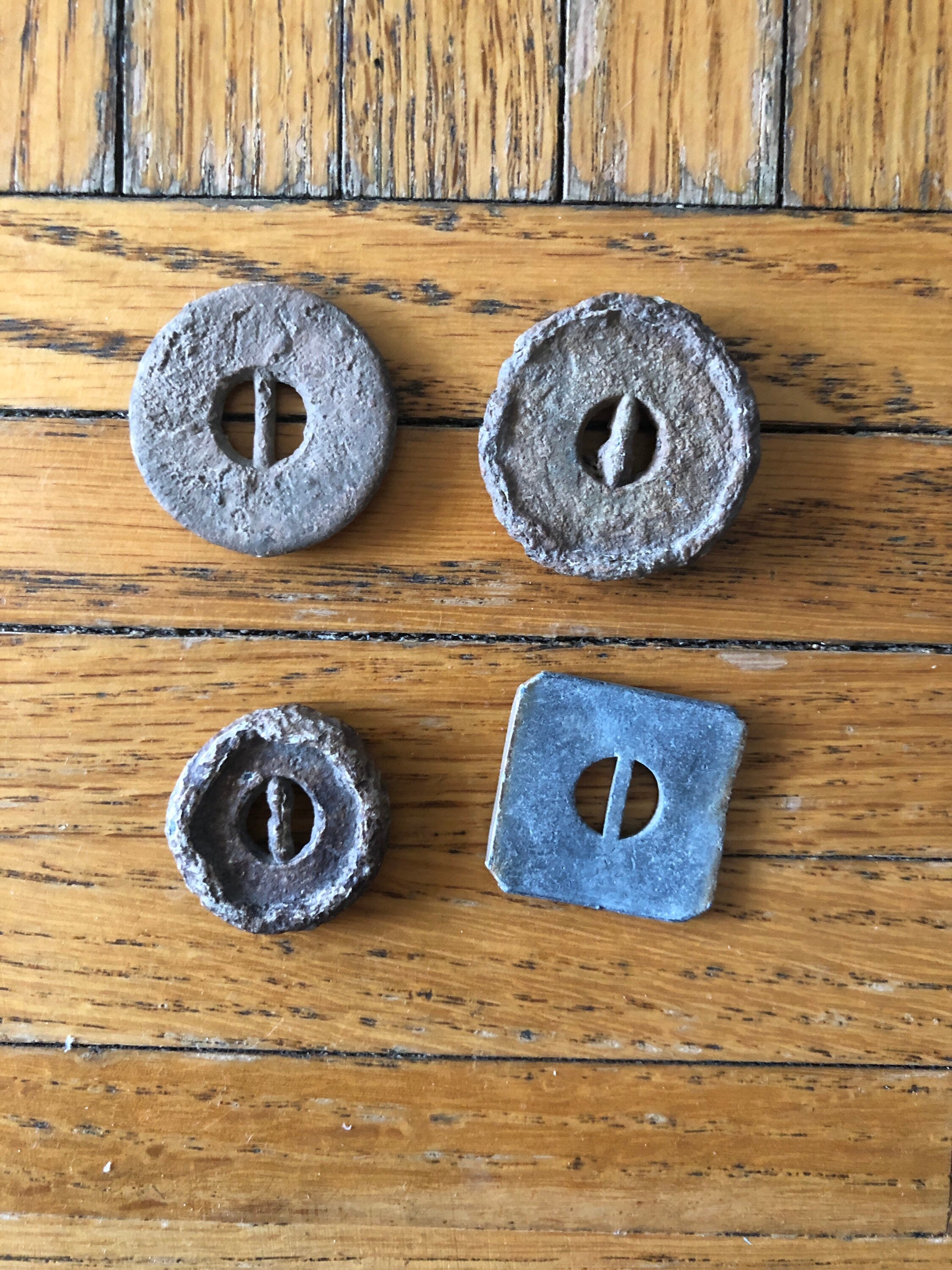 X4 Vintage Lead Curtain Hem Weights - Etsy