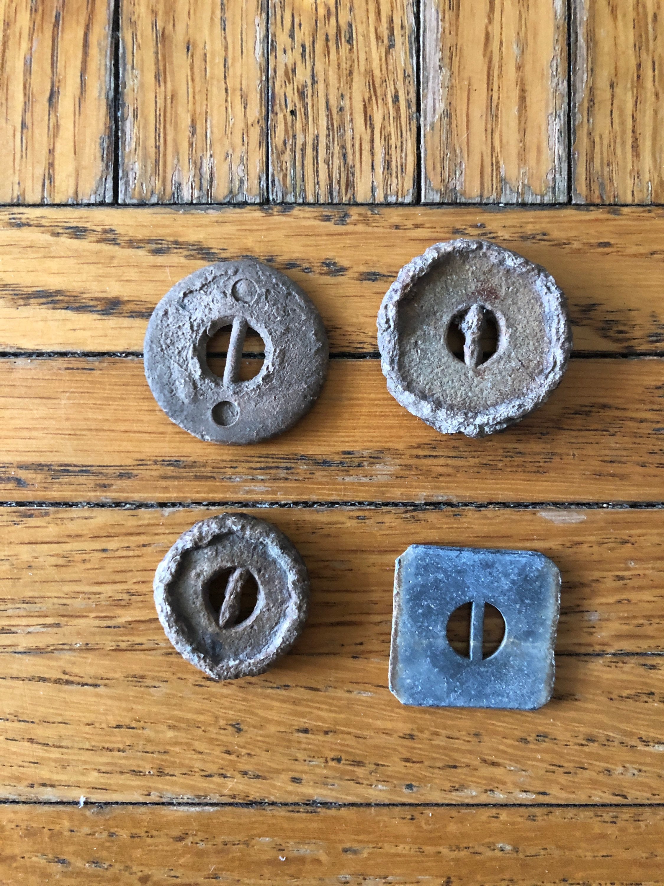 X4 Vintage Lead Curtain Hem Weights - Etsy