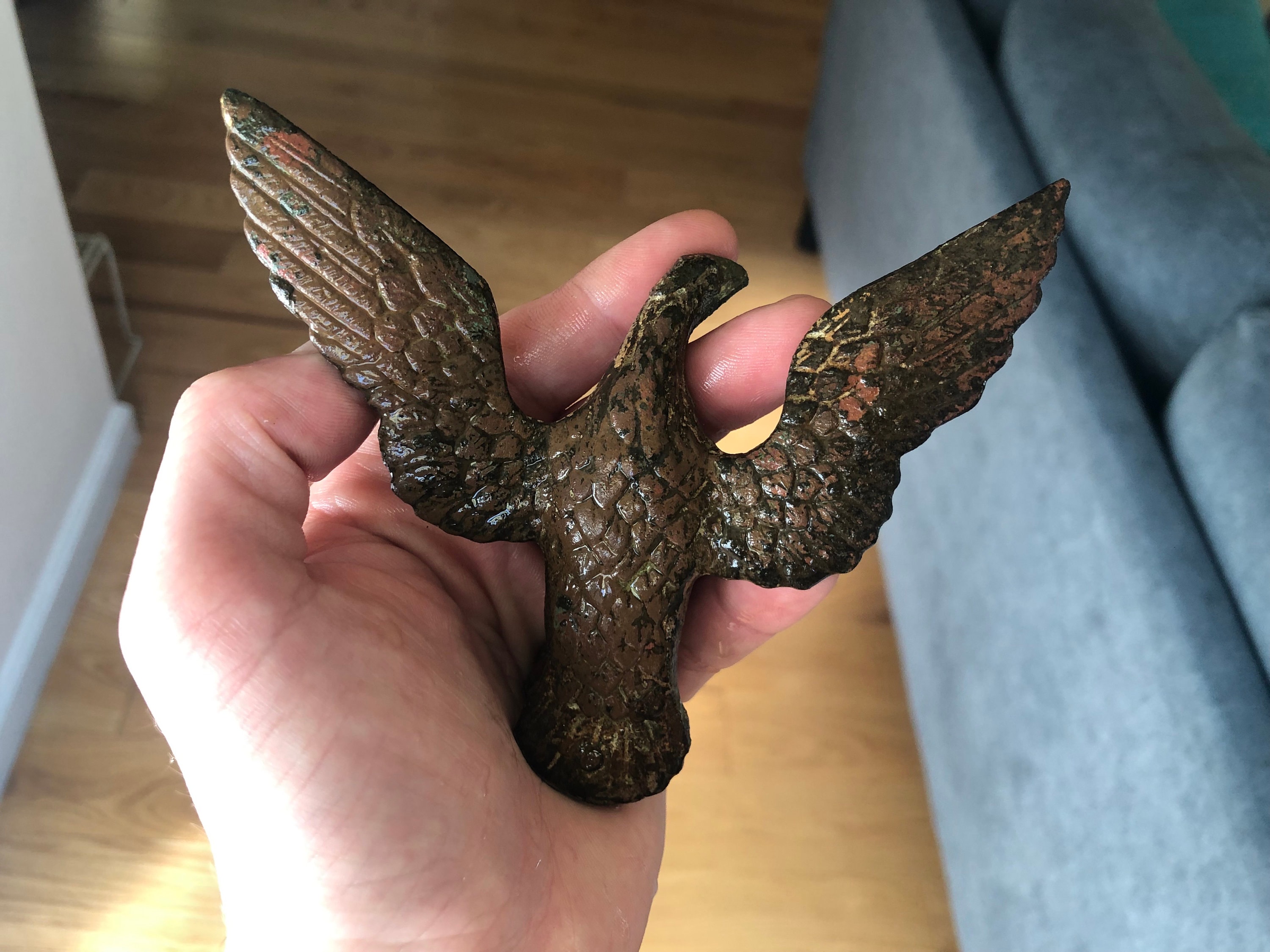 Vintage Eagle Flagpole Topper Finial - Etsy