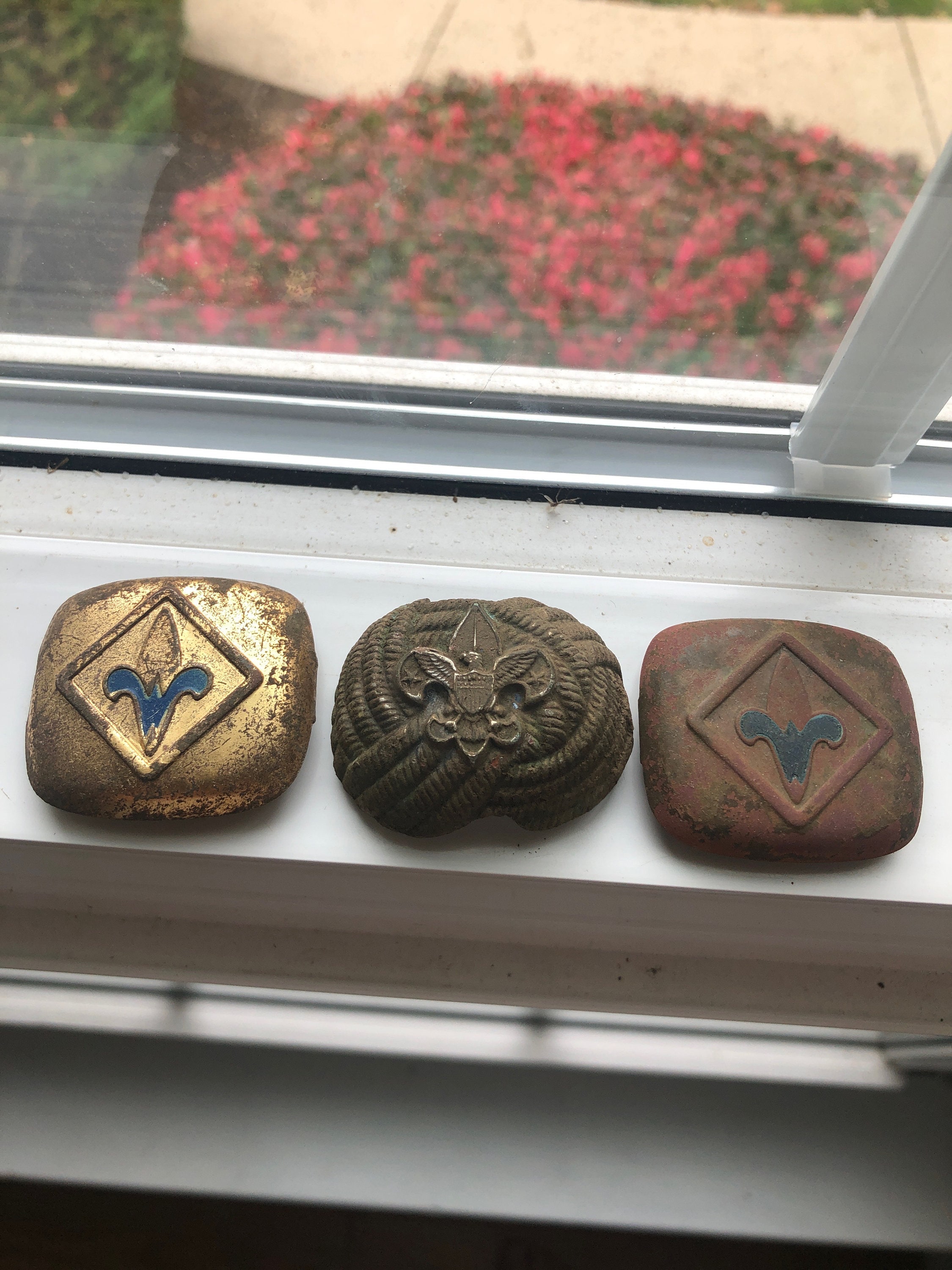 X3 Vintage Scouts Neckerchief Slides 2 Webelos Cub Scouts 1 - Etsy