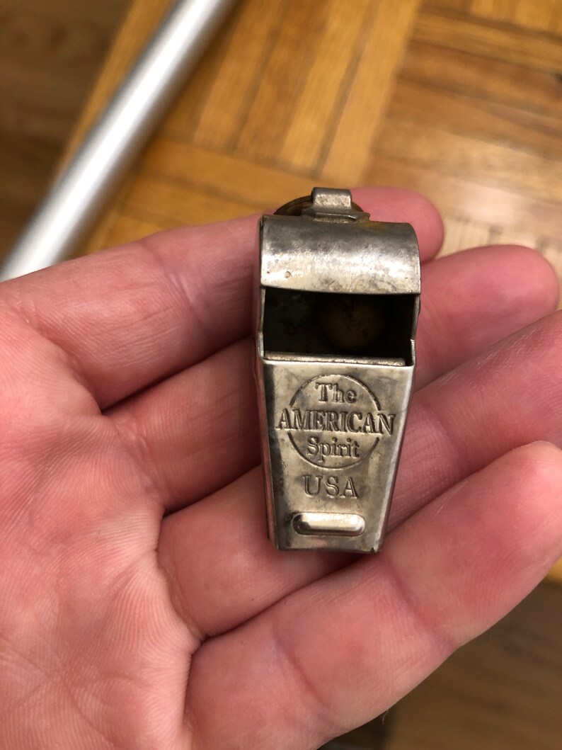 Metal Detected “the American Spirit” Whistle - Etsy