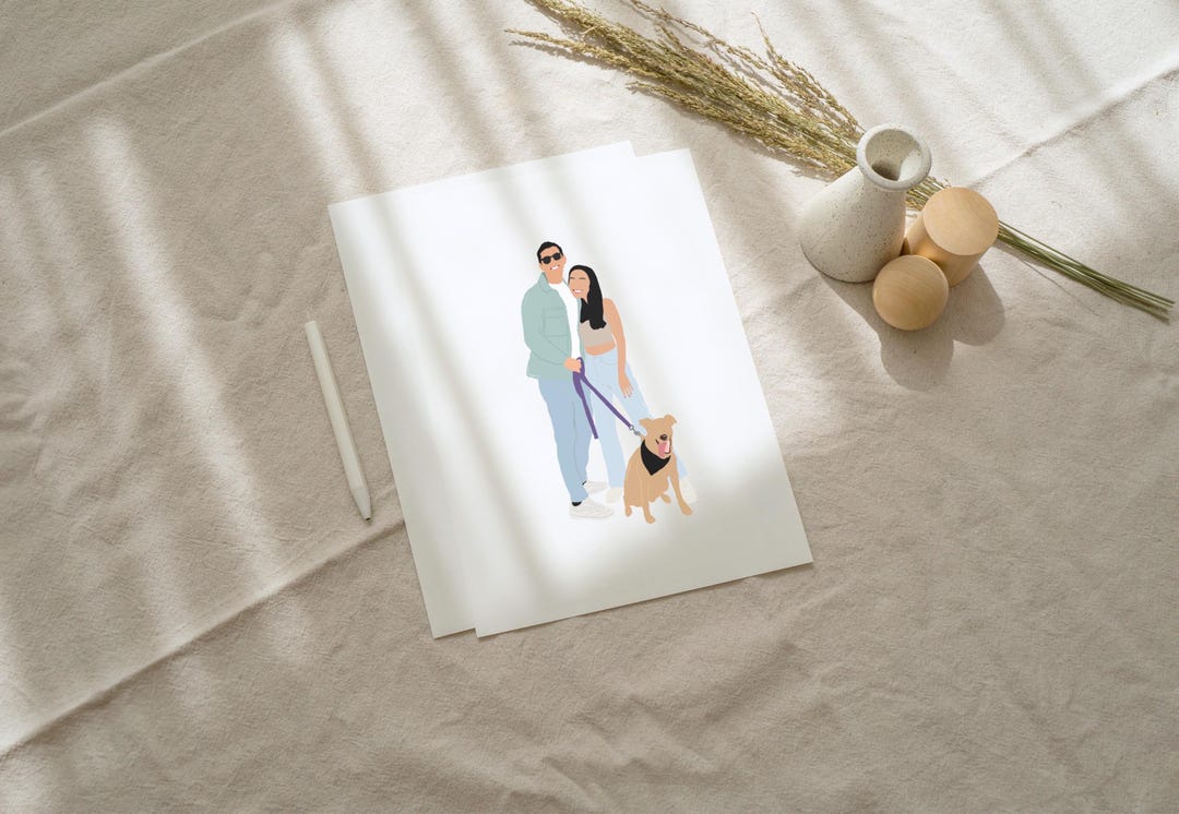 Custom Drawing Faceless Portrait, Personalized Photo, Photo ...