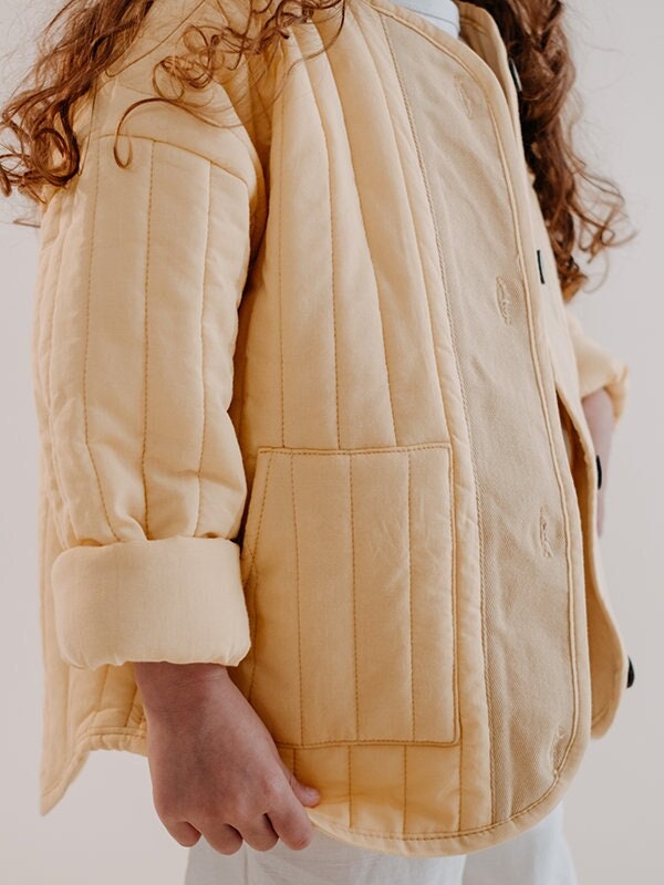 Quilted Cotton Jacket for Kids / Toddler / Baby Winter Bohem Coat - Etsy