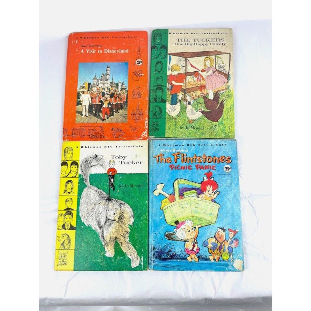 Whitman Big Tell-a-tale Childrens Books Original Stories Lot - Etsy