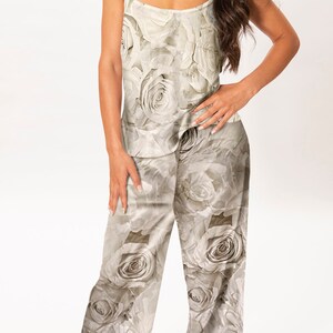 Mulberry Silk Pyjamas, Rose Print, Bridal Boudoir Collection by Silk ...