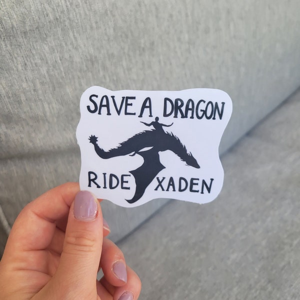 Fourth Wing Xaden Stickers - Etsy