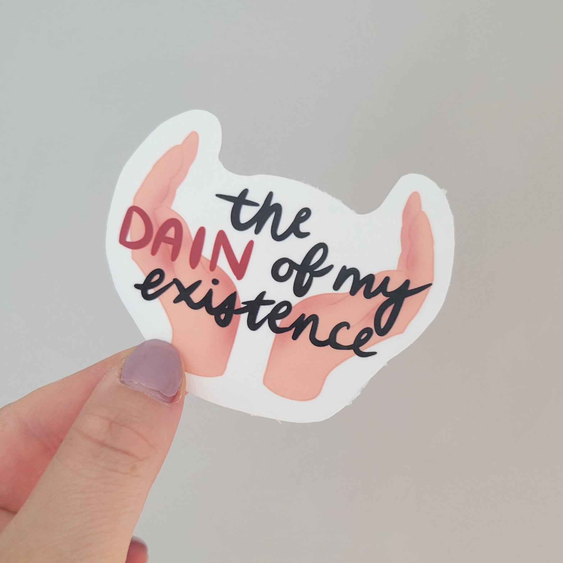 The Dain of My Existence Fourth Wing Sticker, Dain Hate Club, Dane ...