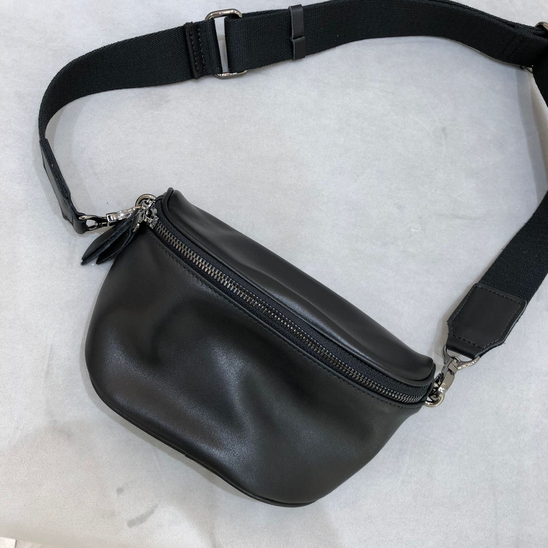 Small Chest Bag Genuine Leather Messenger Bag Women Sling - Etsy