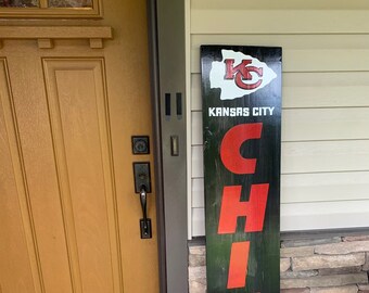 Outdoor Front Porch Board Kansas City Chiefs - Etsy