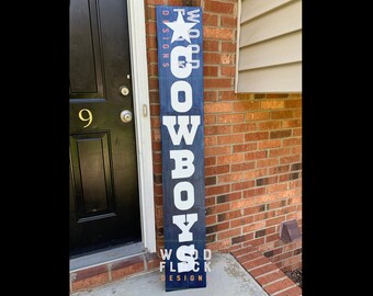Wooden Porch Sign Two-sided Dallas Cowboys Houston Astros - Etsy