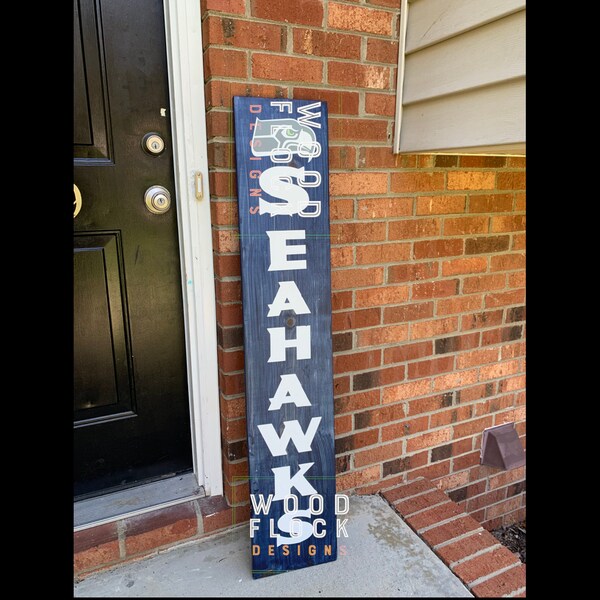 Seahawks Wood Sign - Etsy