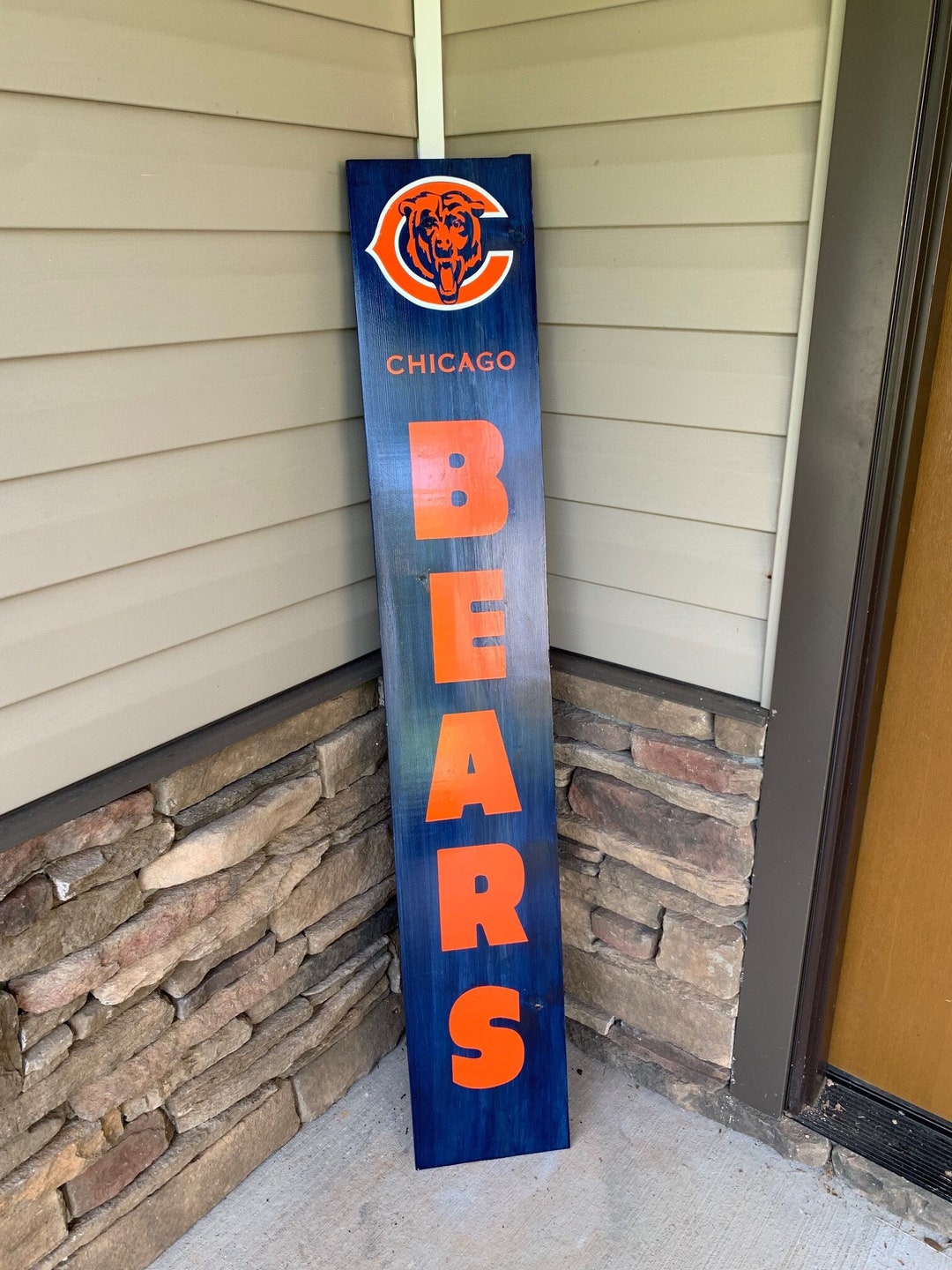 Chicago BEARS Porch Sign - Etsy