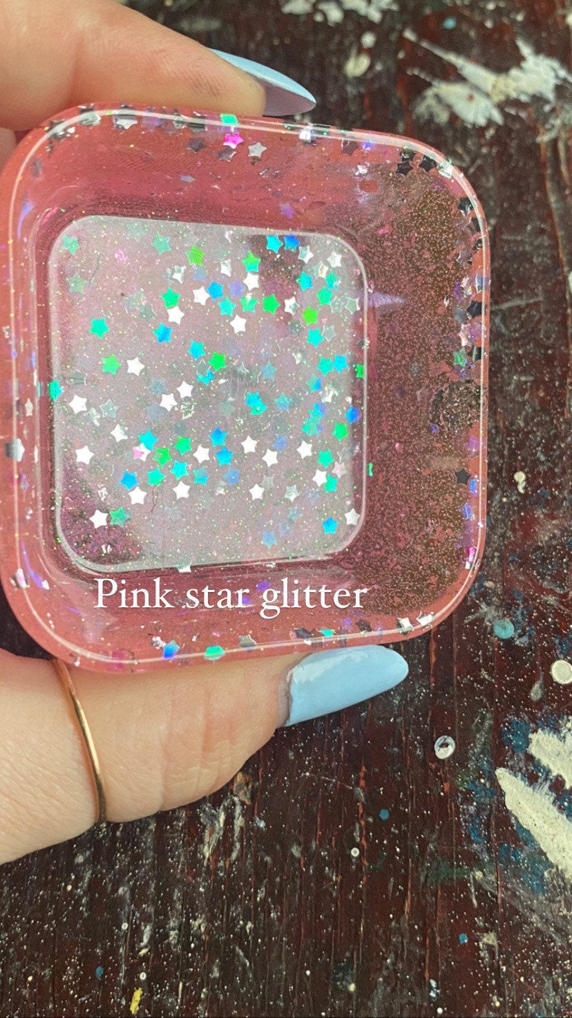 Square Resin Trinket Dish/hip to Be Square Dishy/ Ring Dish/ Catchall ...