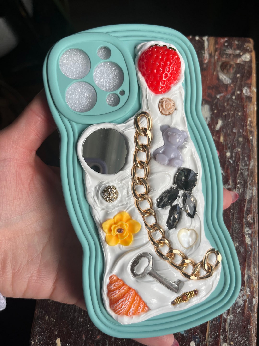 Custom Wavy Case Decoden Phone Case iPhone 11/12/12 Pro/13/14 Plus/ 14 ...