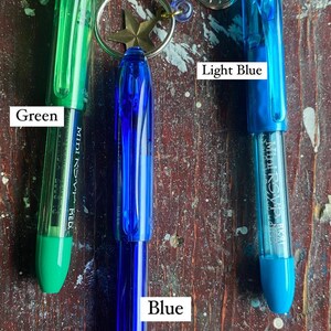Mini Pen Keychain/pen Charms/real Pen and Ink Bag Charms/mini Pen Charm ...