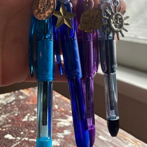 Mini Pen Keychain/pen Charms/real Pen and Ink Bag Charms/mini Pen Charm ...