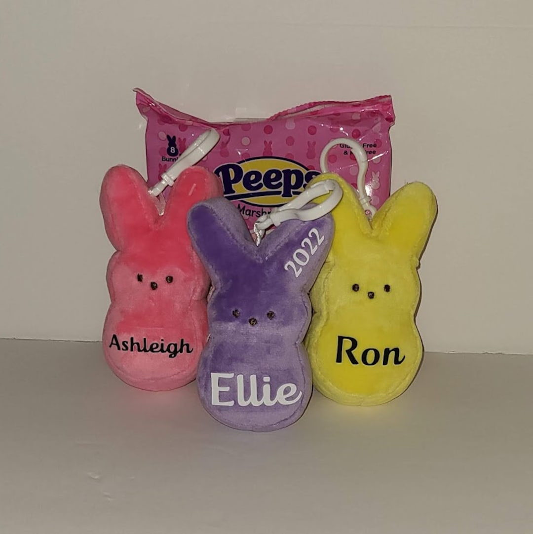 Peeps Mini Plush Backpack Clip/keychain Perfect for Easter. - Etsy