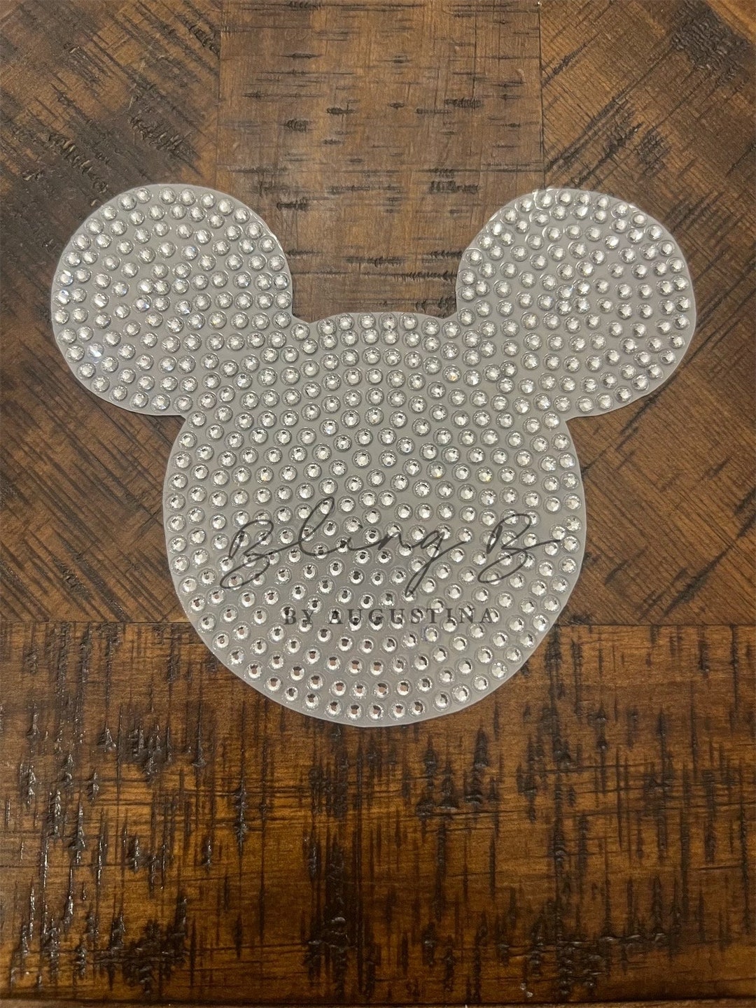 Disney Inspired Mickey Mouse Rhinestone Car Window Decal/rhinestone ...