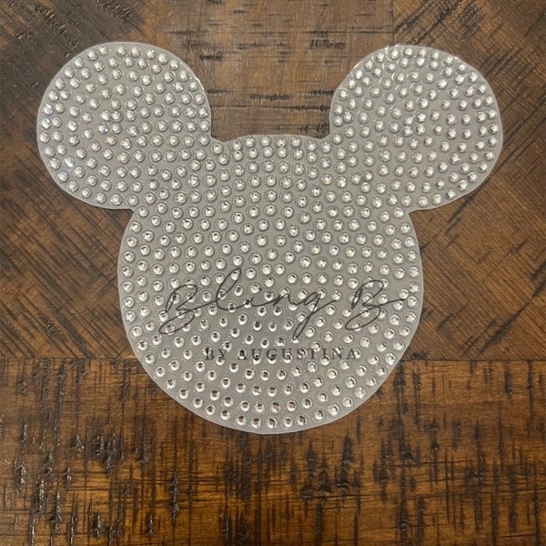 Mickey Mouse Rhinestone Sticker - Etsy