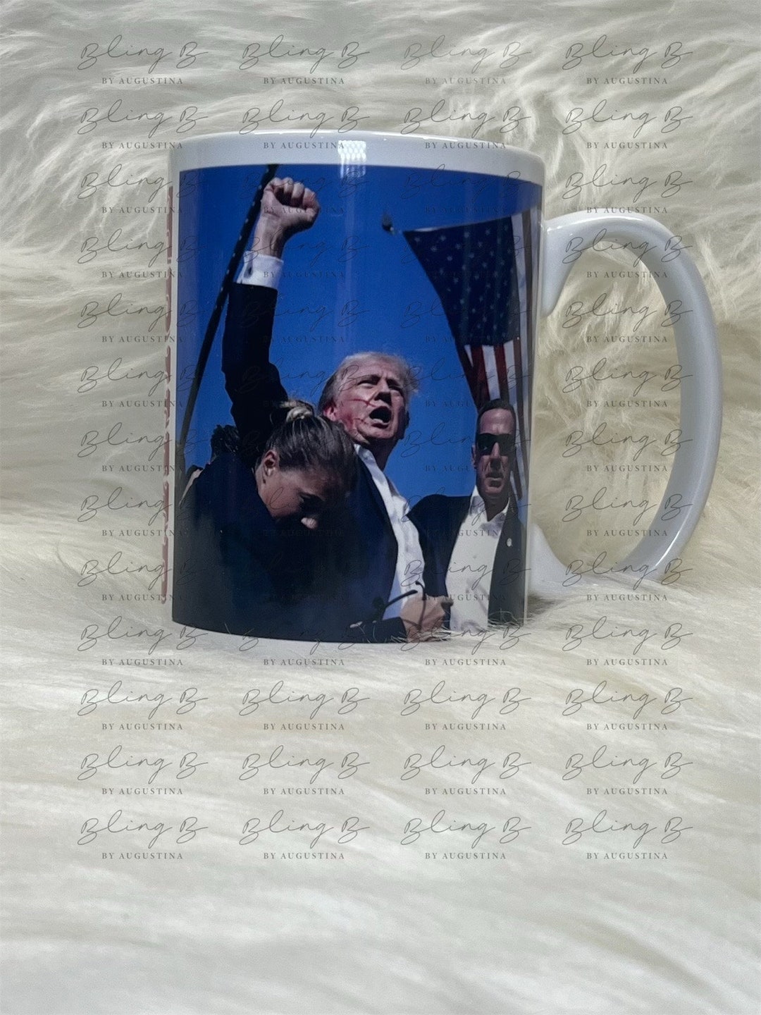 Donald Trump 2024 Coffee Mug 15oz, Trump Fist Pump - Etsy