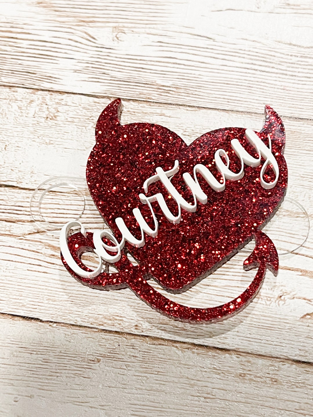 Valentine’s Day Devil Heart Stanley Topper - Etsy