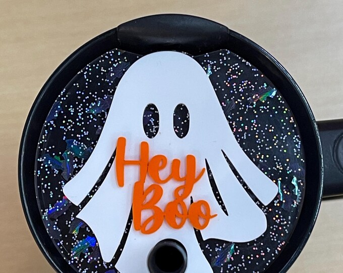 Stanley Topper, Ghost Topper, Tumbler Nameplate, Halloween - Etsy