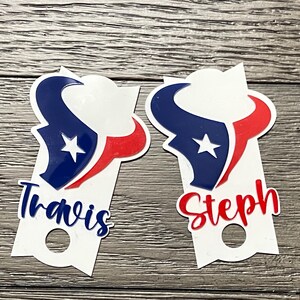 Stanley Topper, Texans Topper, Tumbler Nameplate - Etsy