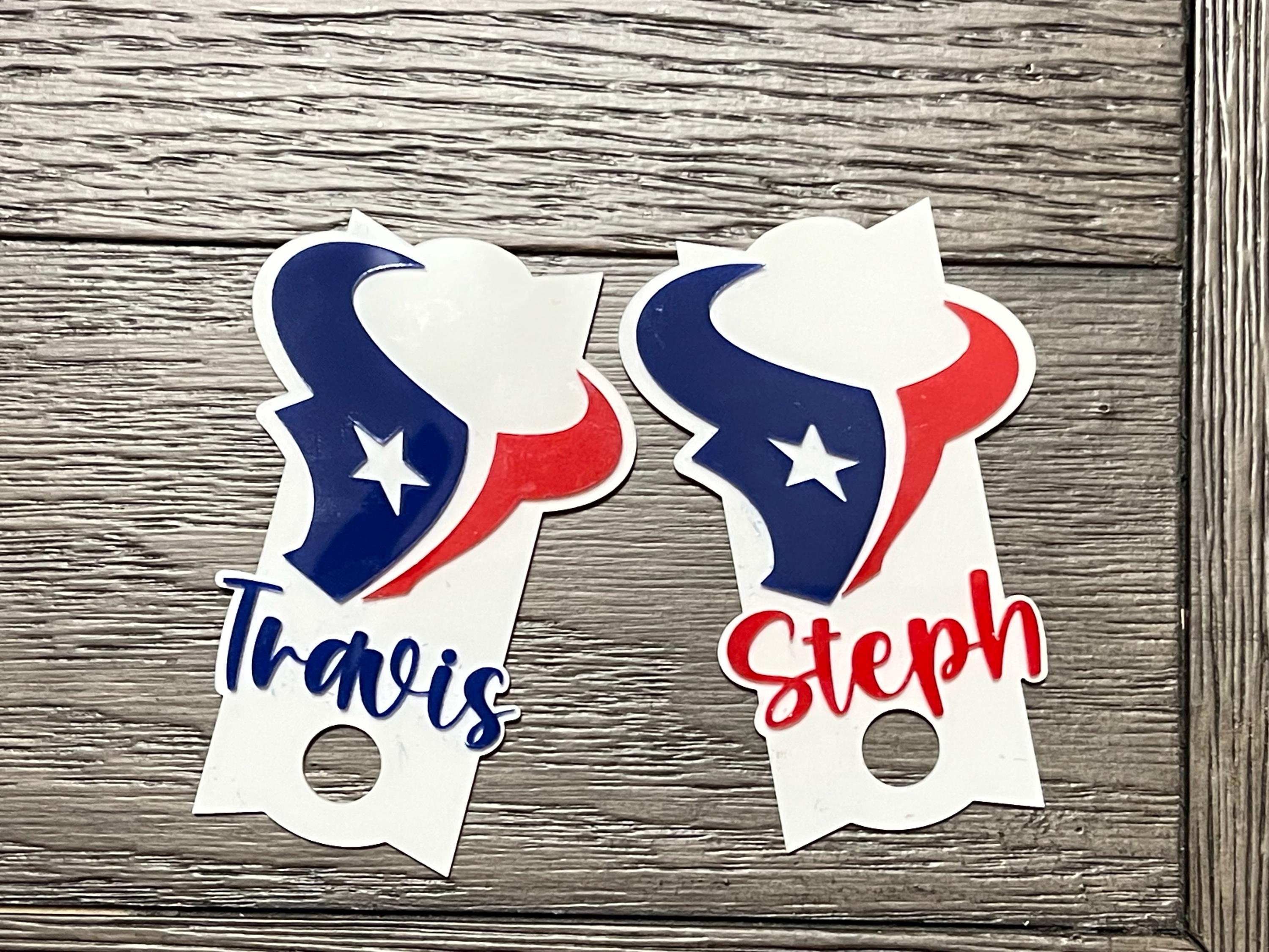 Stanley Topper, Texans Topper, Tumbler Nameplate - Etsy