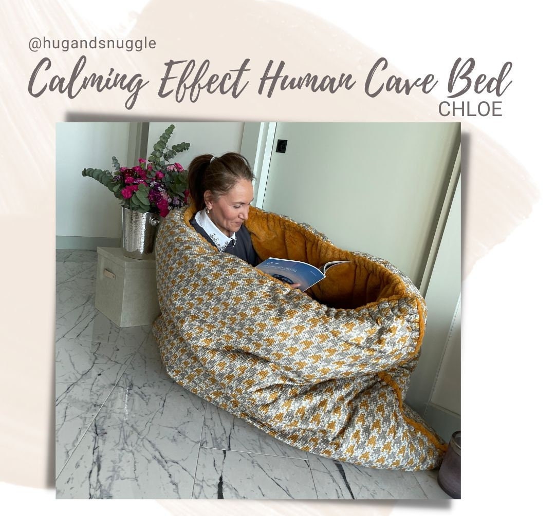 Chloe Reading Nook, Calming Effect Human Cave Bed, Anxiety Relief Nook ...