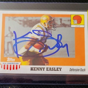 Kenny Easley Seattle Seahawks and Hall of Famer UCLA 2005 Topps All ...