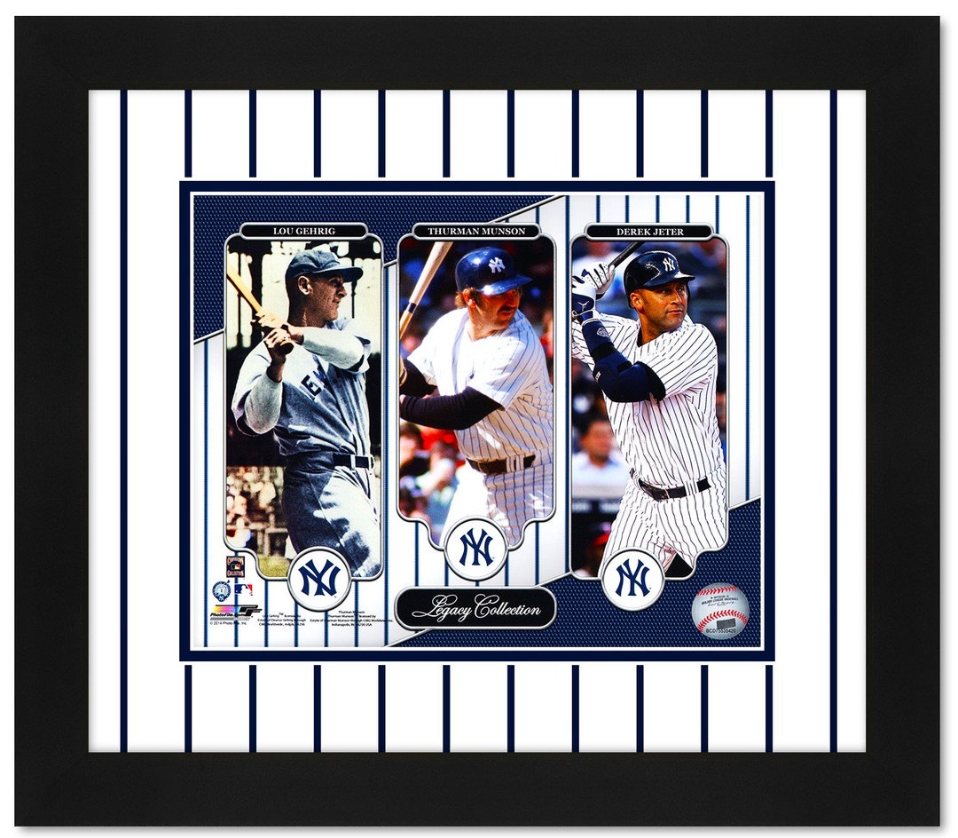 New York Yankees "legacy Collection" Photo Professionally Framed 13 X16 High Quality Black Frame ...