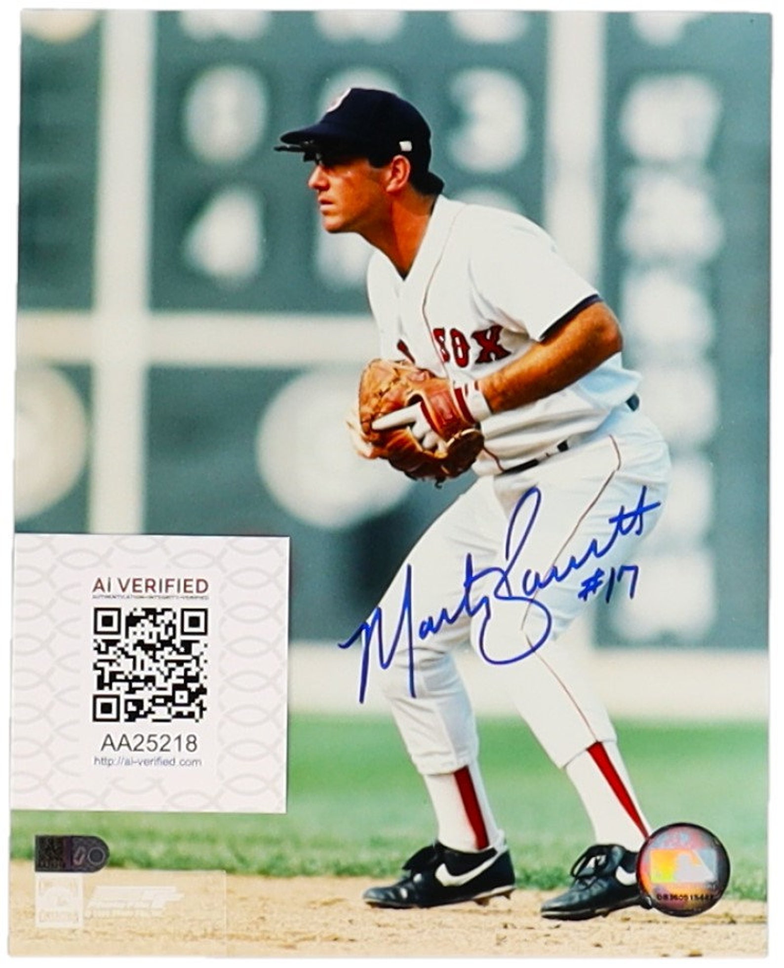 Marty Barrett Boston Red Sox Signed 8x10 Photo (AIV & MLB) - Free ...