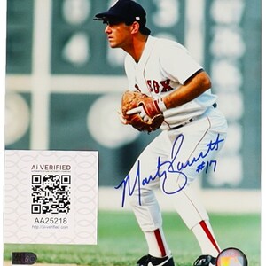 Marty Barrett Boston Red Sox Signed 8x10 Photo (AIV & MLB) - Free ...