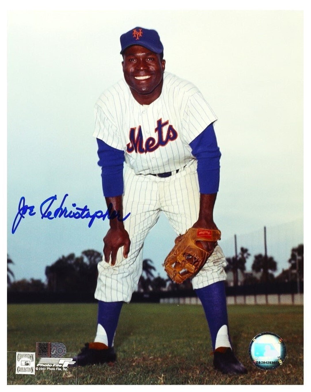 Joe Christopher New York Mets (played on the Original 1962 Mets Team ...