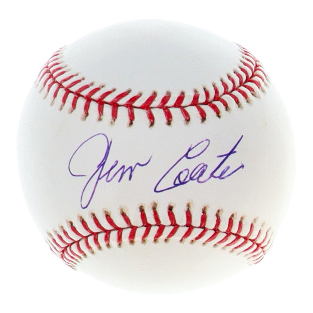 Jim Coates New York Yankees Signed OML Baseball (tristar) With Ball ...