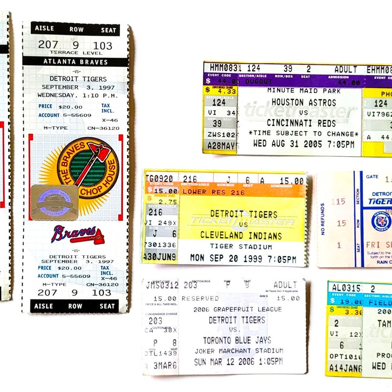 Ticket Stub - Etsy