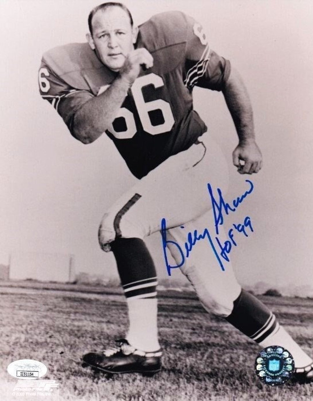 Billy Shaw Bills and Hall of Famer Signed & Inscribed 8x10 Vintage ...