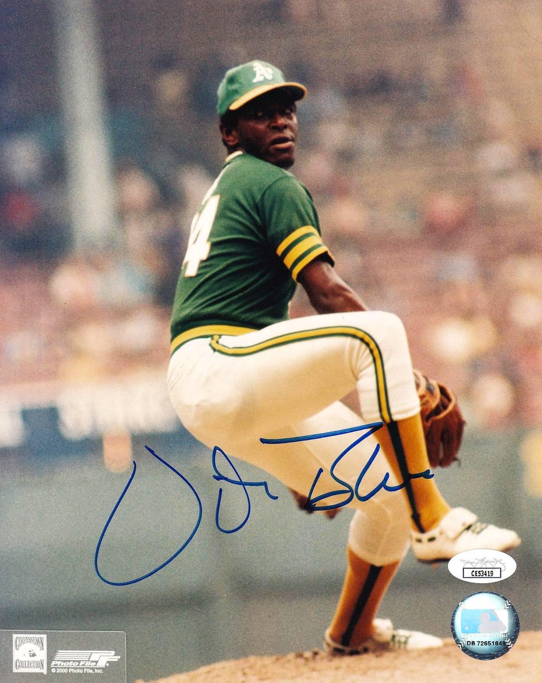 Vida Blue Oakland Athletics Signed Oakland Athletics 8x10 Photo (JSA ...