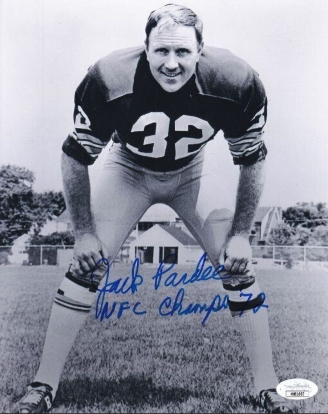 Jack Pardee Washington Commanders Signed & Inscribed "nfc Champs 72 ...