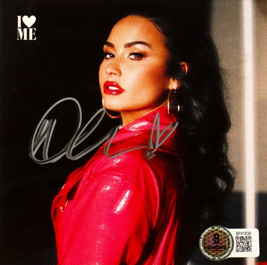Demi Lovato (singer, Songwriter, and Actress) Signed "i Love Me" 5x5 CD ...