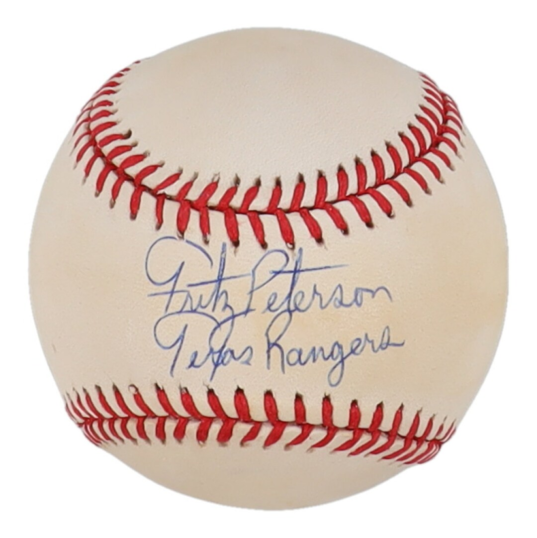 Fritz Peterson New York Yankees/texas Rangers Signed OAL Baseball ...