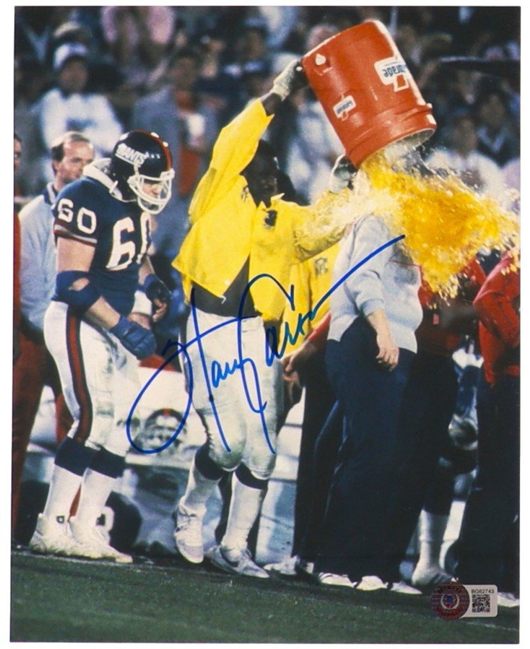 Harry Carson New York Giants and Hall of Famer Signed 8x10 Photo ...