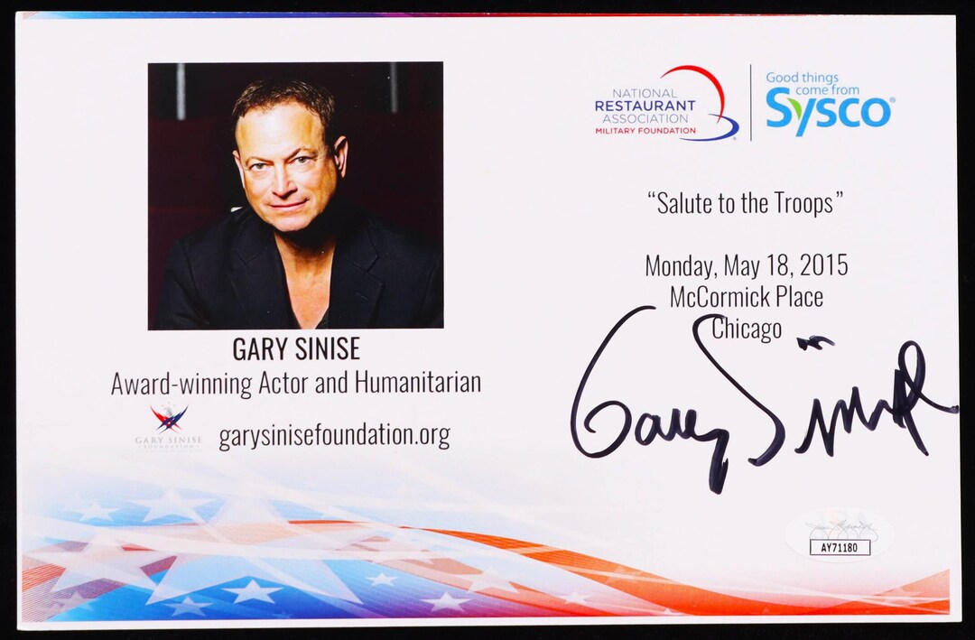 Gary Sinise Award Winning Actor and Humanitarian & Robert Irvine ...